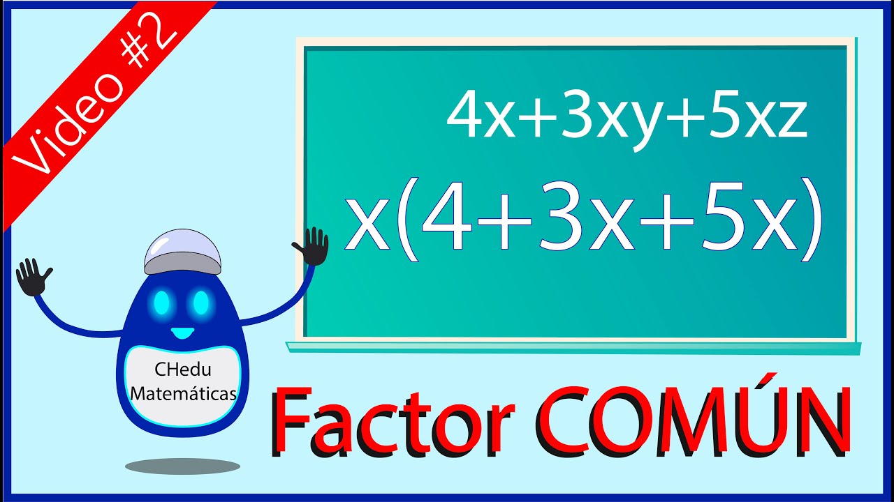 FACTOR COMÚN Aprende a factorizar con nuestro CURSO - YouTube