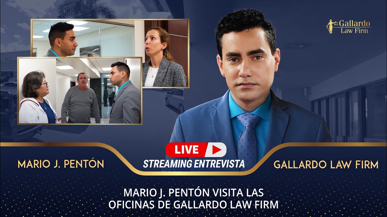 Mario J. Pentón visita las oficinas de Gallardo Law Firm - YouTube