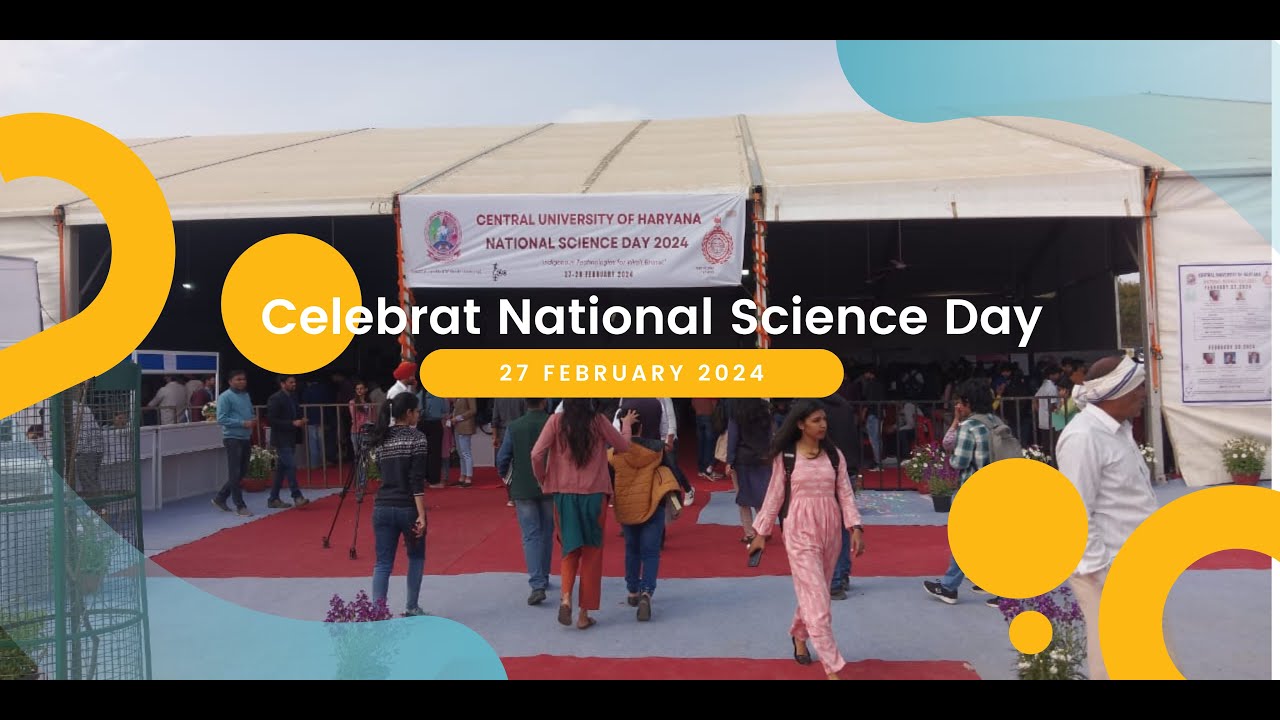 National Science Day Event at Central University of Haryana. - YouTube