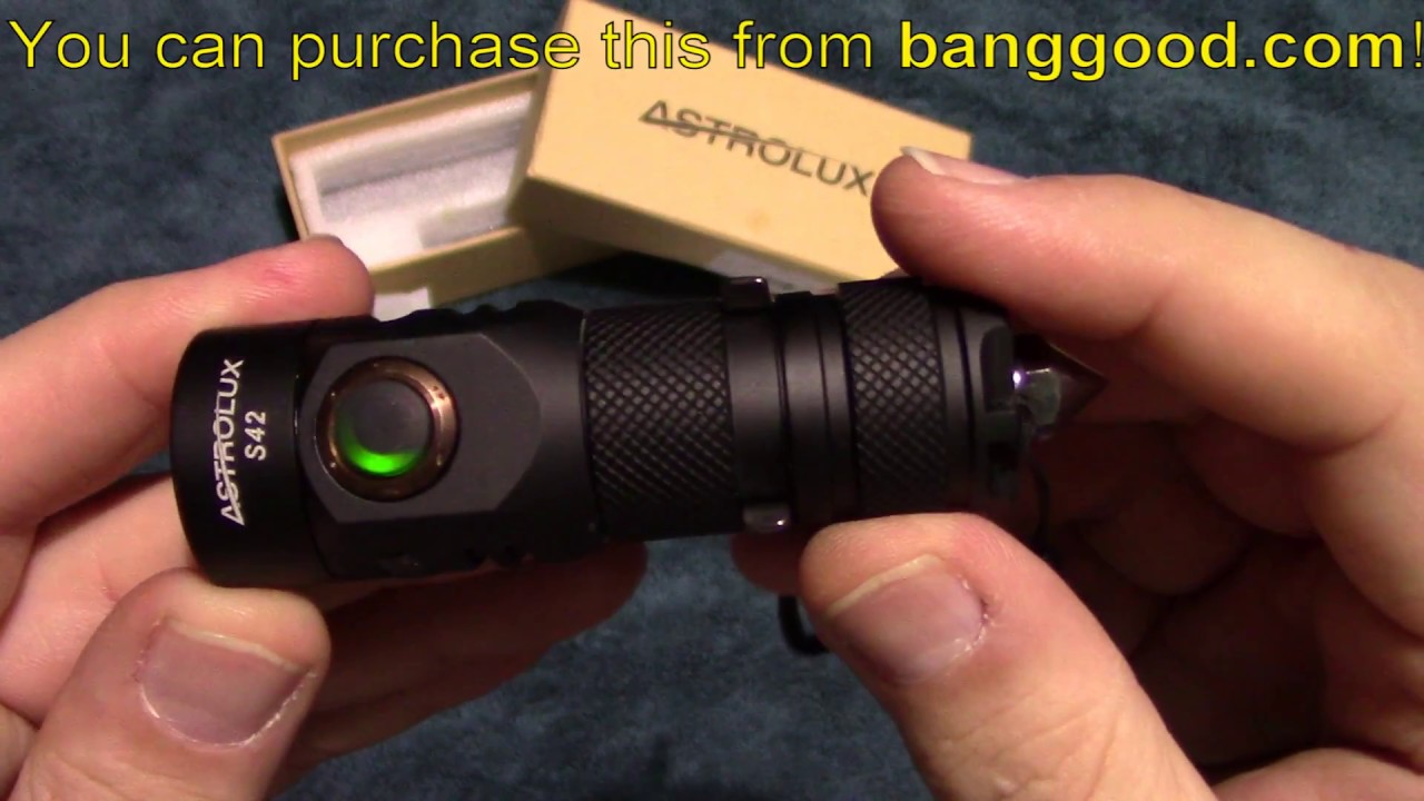 AstroLux S42 Flashlight Review! - YouTube
