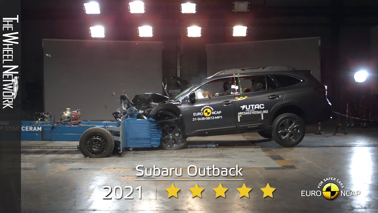 Subaru Outback Safety Tests Euro NCAP | September 2021 Ratings - YouTube