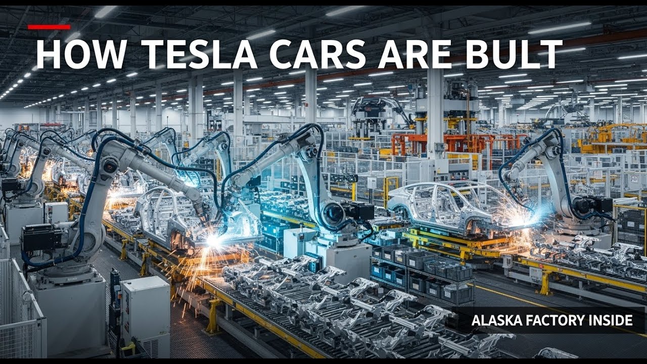 How Tesla Cars Are Built 🚗 - YouTube