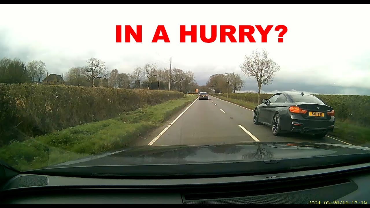 BMW drivers is in a hurry - YouTube