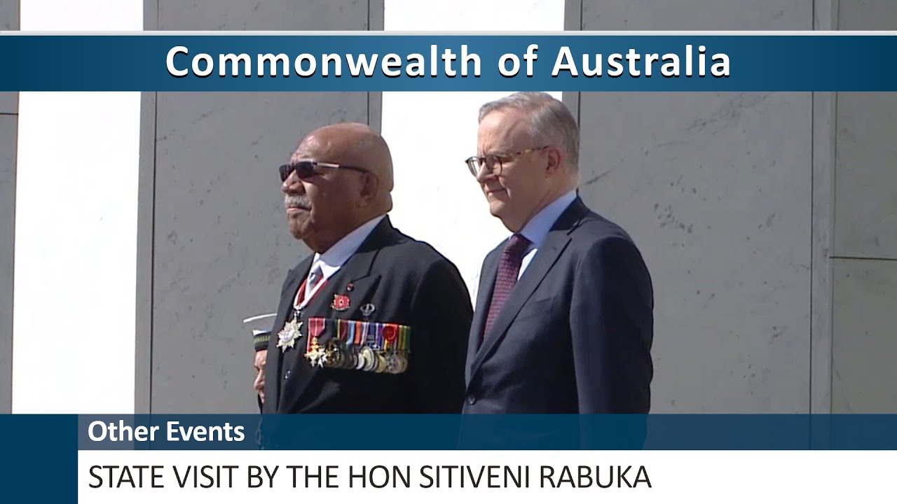 State Visit by the Honourable Sitiveni Rabuka, Prime Minister of the ...