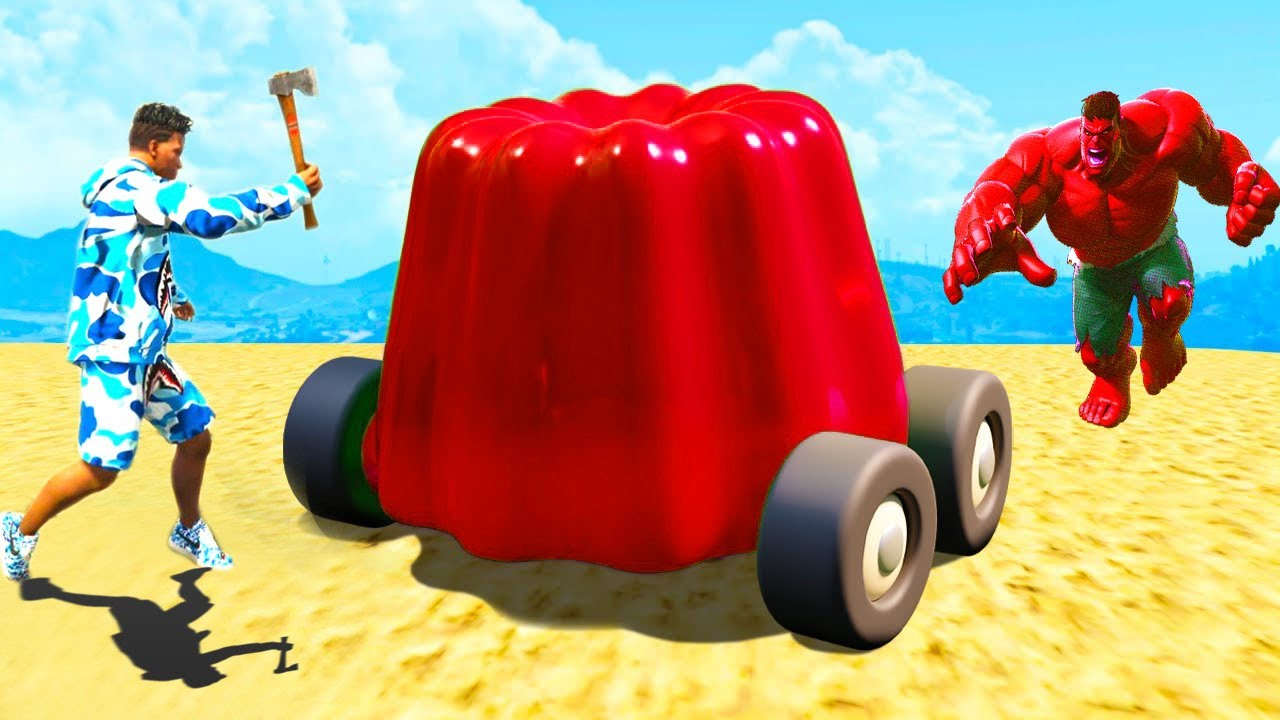 I Stole RED HULK "STRONGEST CARS" From RED HULK in GTA5 | GTA5 AVENGERS ...