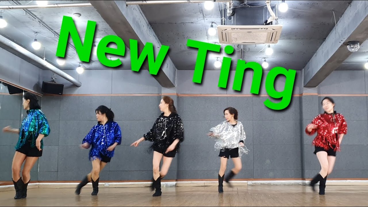 New Ting line dance (Improver) Demo - YouTube