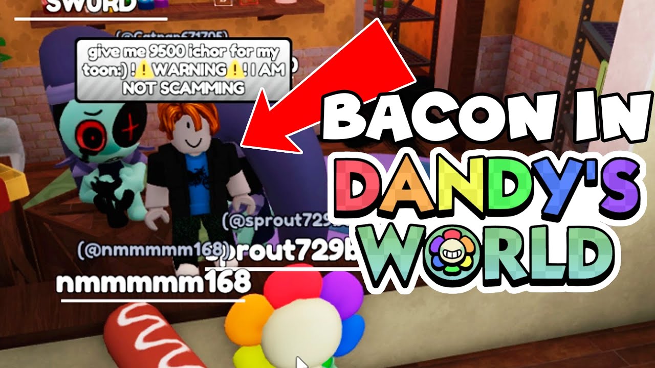 Bacon in Dandy's World | Funny Moments Gameplay - YouTube