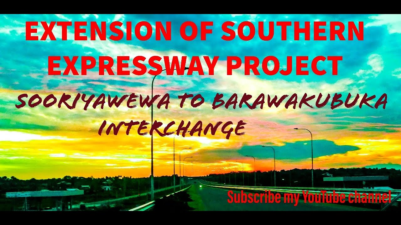 Extension of southern expressway project section 3 - YouTube
