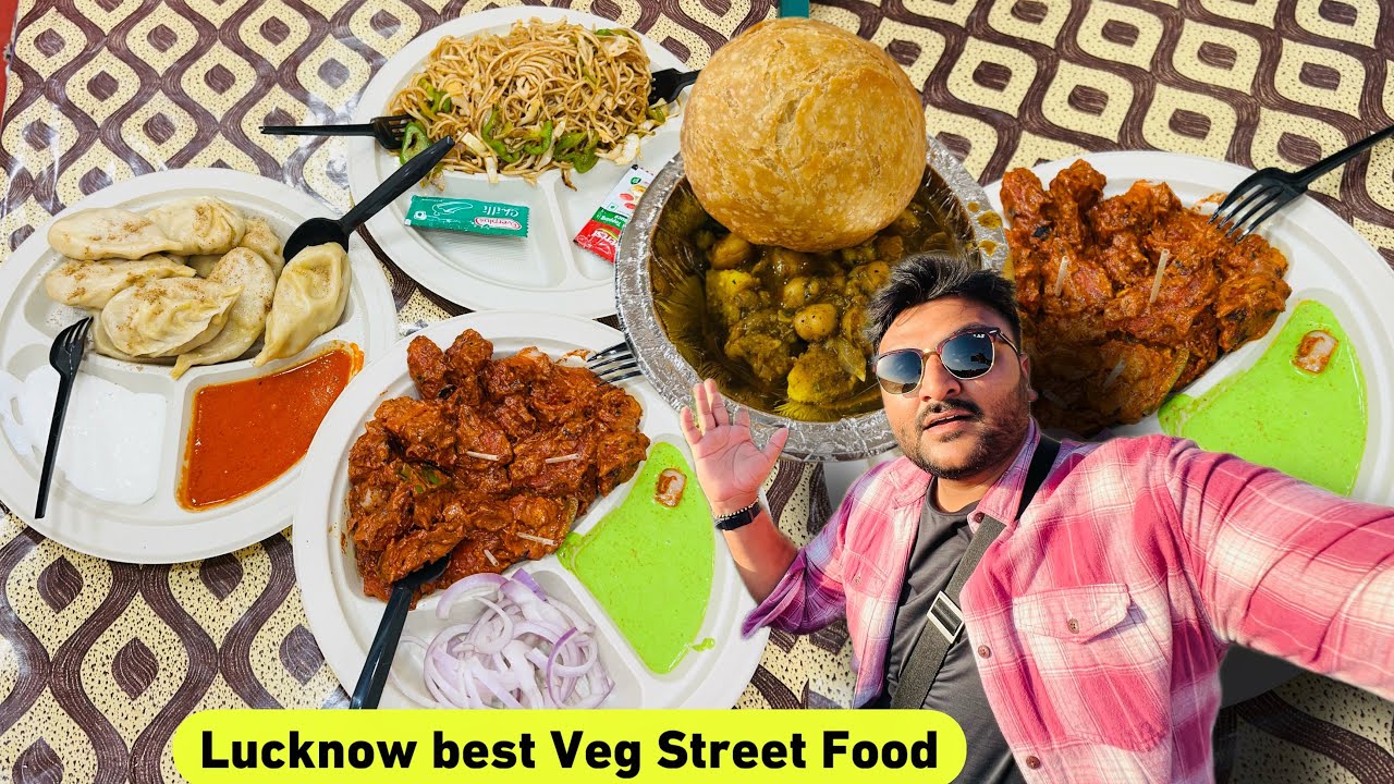 Famous Lucknow Street Food Tour || Lucknow to Kolkata || Durga Puja ke ...