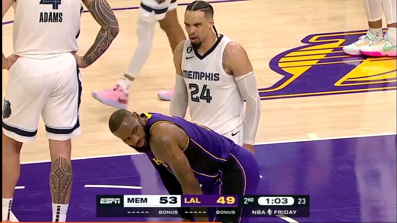 Dillon Brooks Taunting LeBron James and Shannon Sharpe amazing defense ...