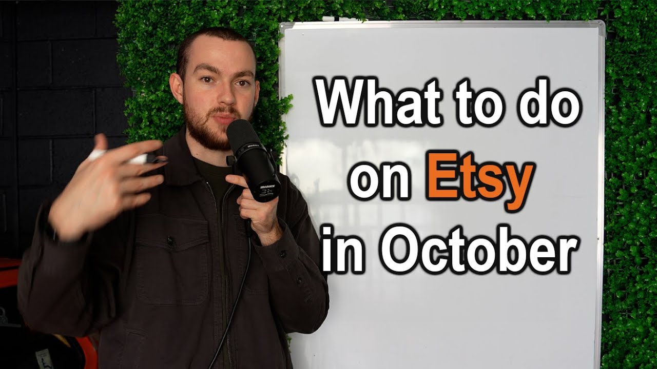 OCTOBER: What To Do In Your Etsy Store - YouTube