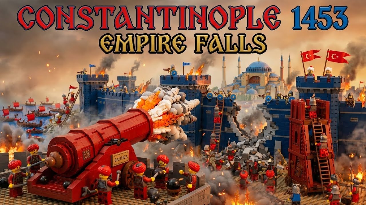 LEGO Siege of Constantinople 1453 -Fall of Byzantine Empire -Ottoman ...