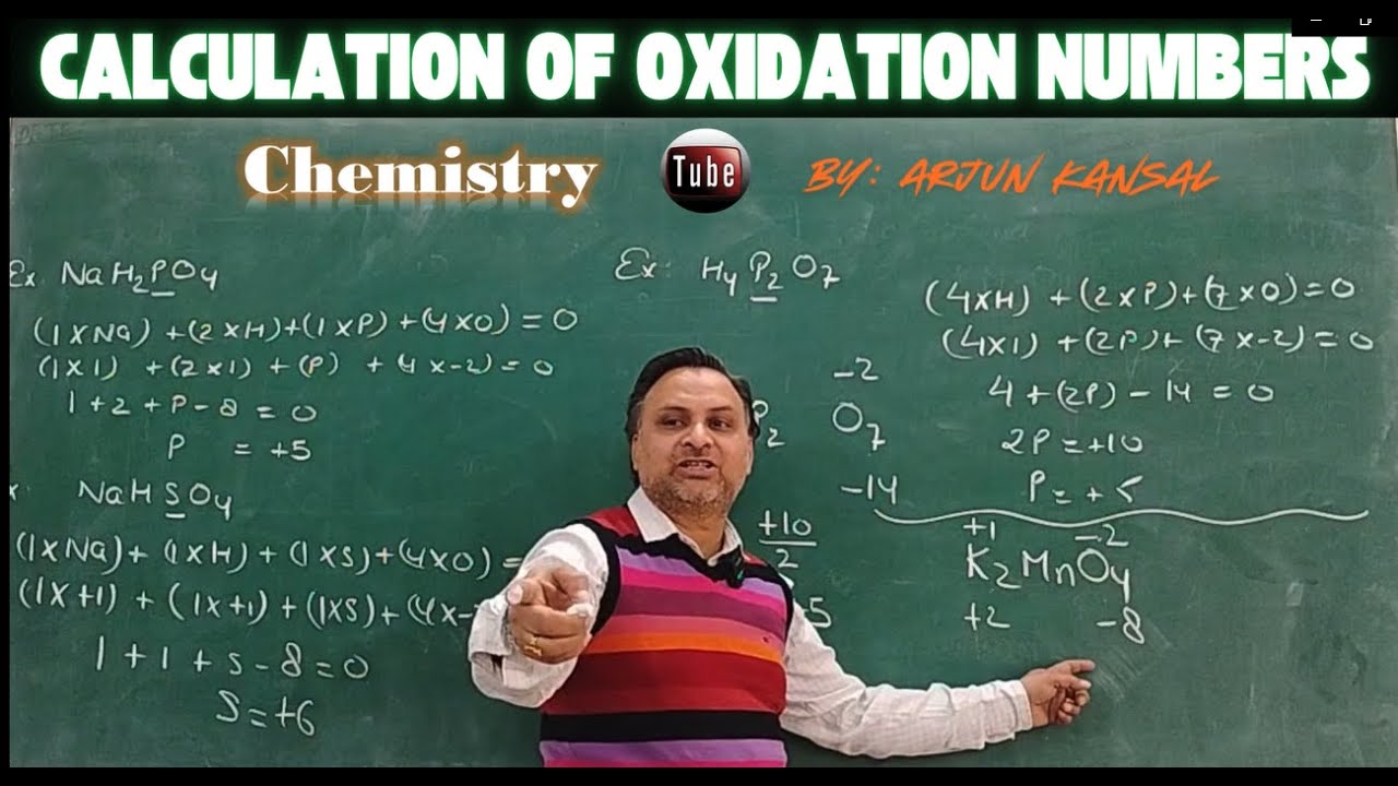 Oxidation number calculation - YouTube