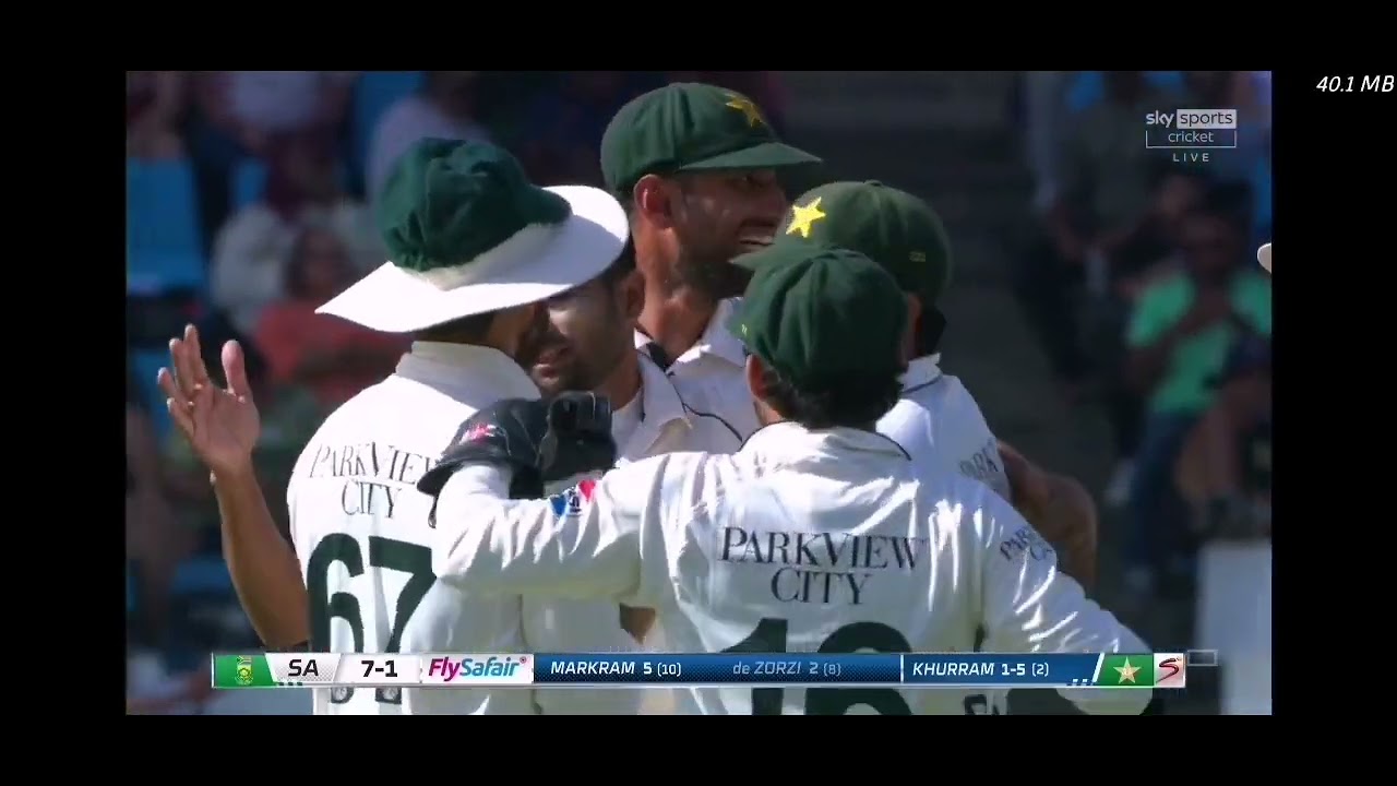 Pakistani dale styn Khurram Shahzad, magical bowling against South ...