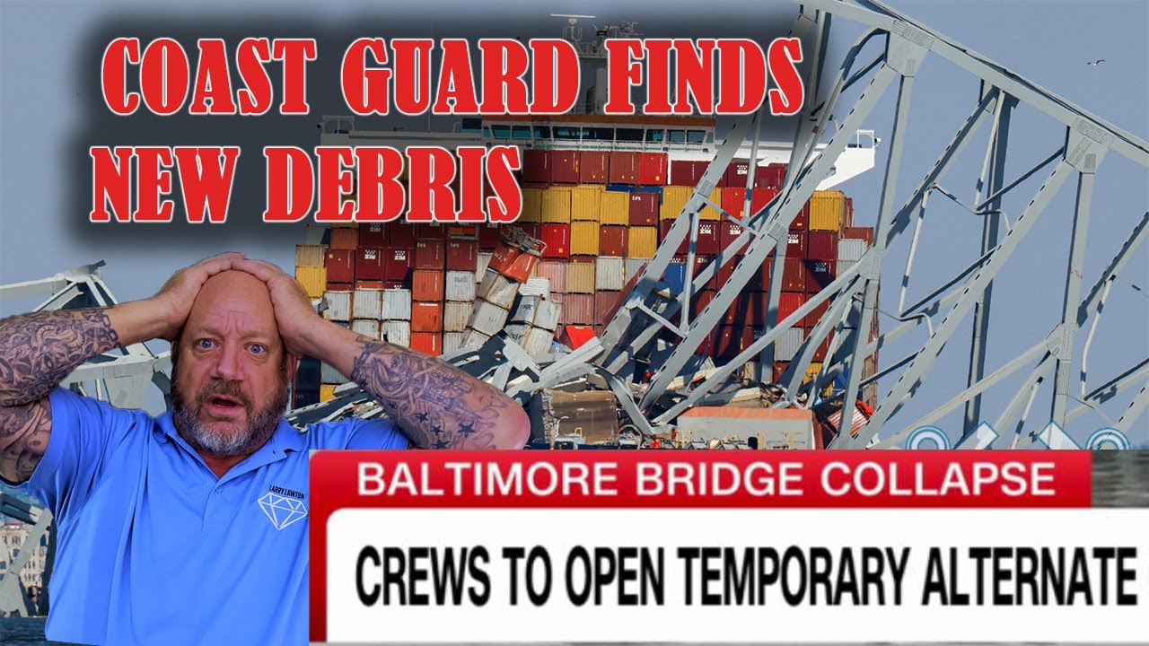 US Coast Guard Reviews Baltimore Bridge Collapse - YouTube