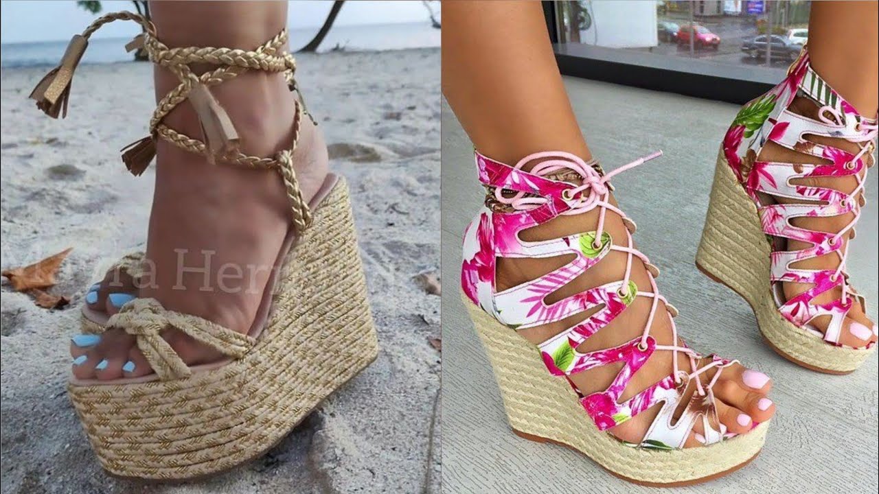 High edge inspiration of formal platform sandals design ideas 💡 2022 ...