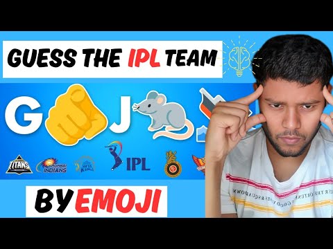 Guess The IPL Team by Emoji Challenge | IPL Quiz | Emoji Quiz | 69.69% ...