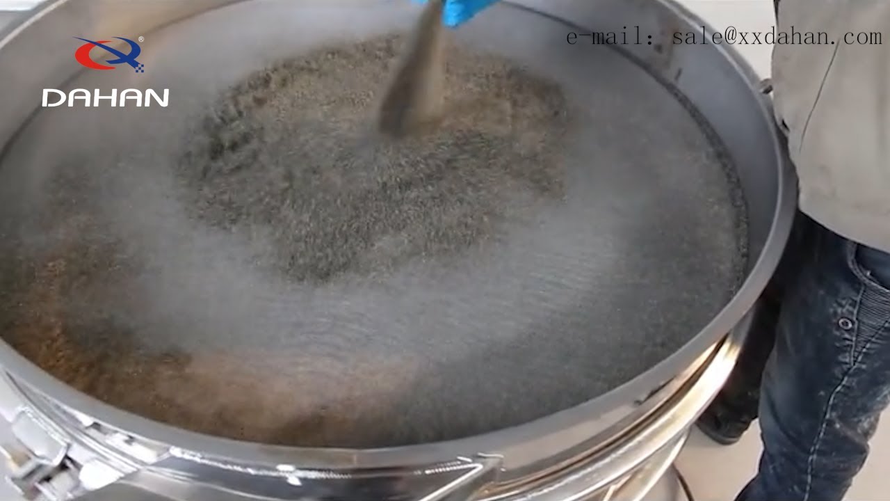 Double Deck Vibrating Screen For Sesame - YouTube