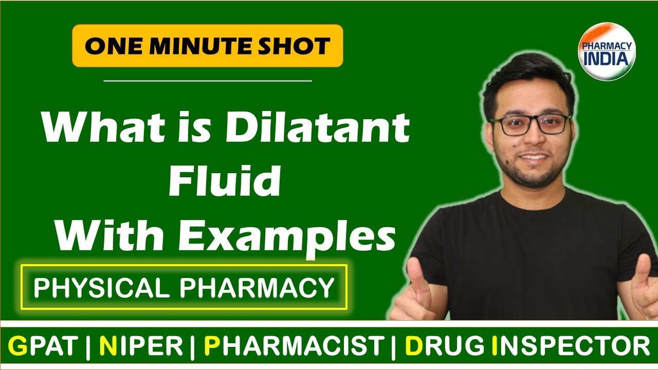 DILATANT FLUID | RHEOLOGY | PHYSICAL PHARMACY | GPAT | NIPER ...