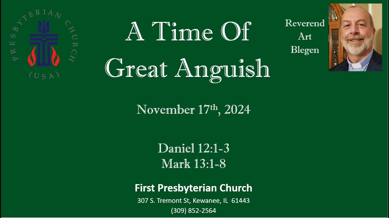 A Time of Great Anguish - YouTube