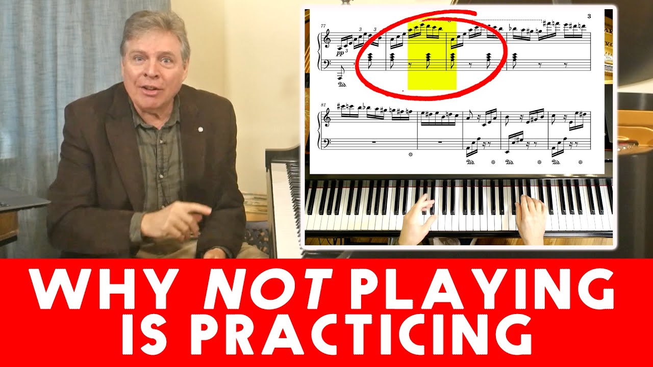 Why NOT Playing is Still Practicing #pianolessons - YouTube