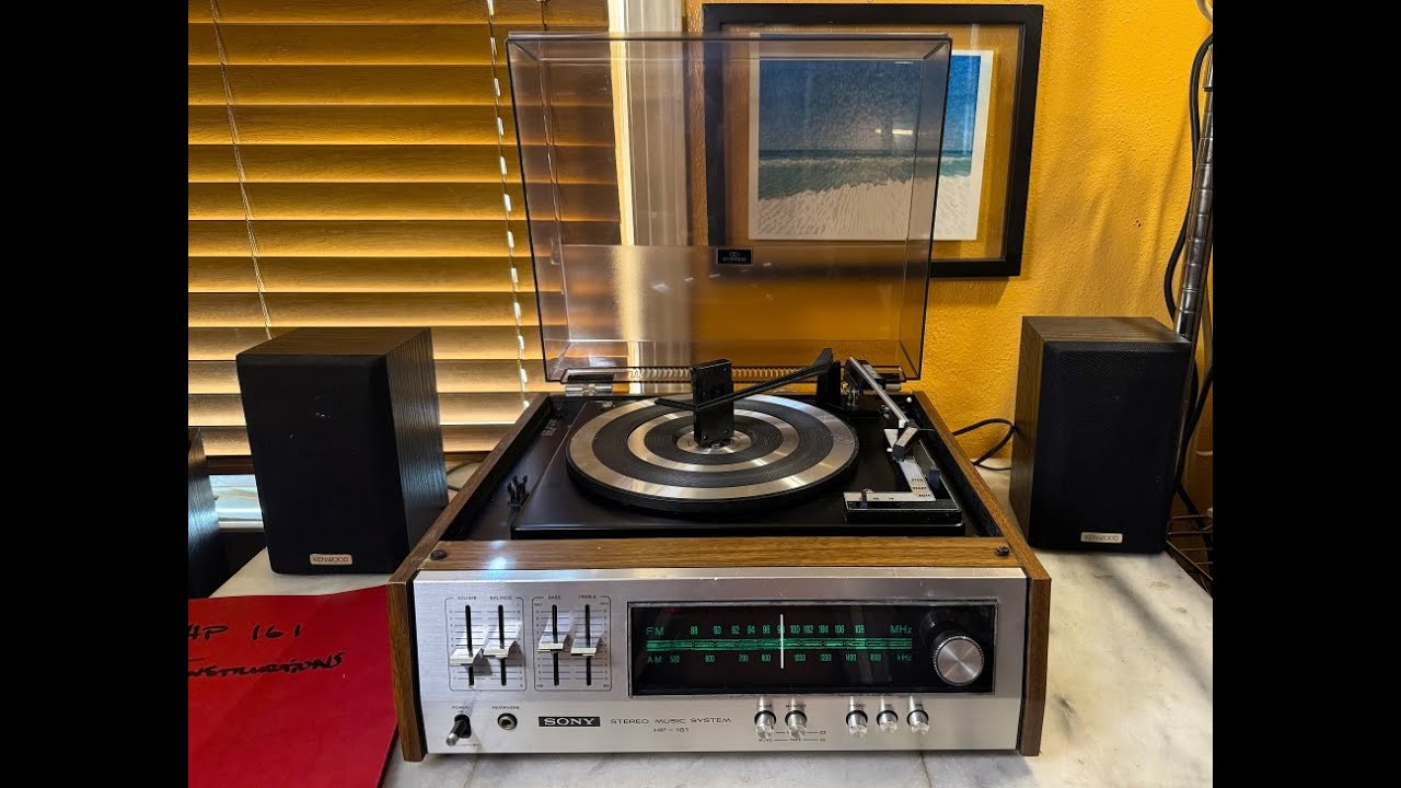 Serviced 3 Speed BSR STACKING RECORD CHANGER C129 SONY HP-161 MUSIC ...