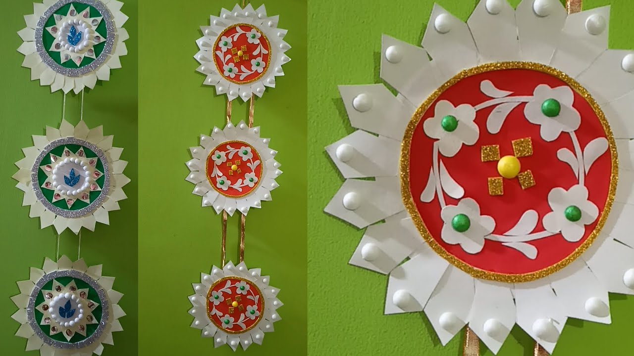Chandmala craft|chandmala making with paper|Chandmala making at home ...