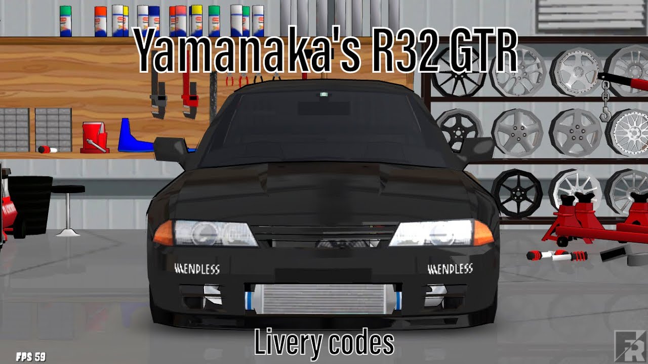 FR legends | Yamanaka Takahiro's R32 GTR livery codes - YouTube
