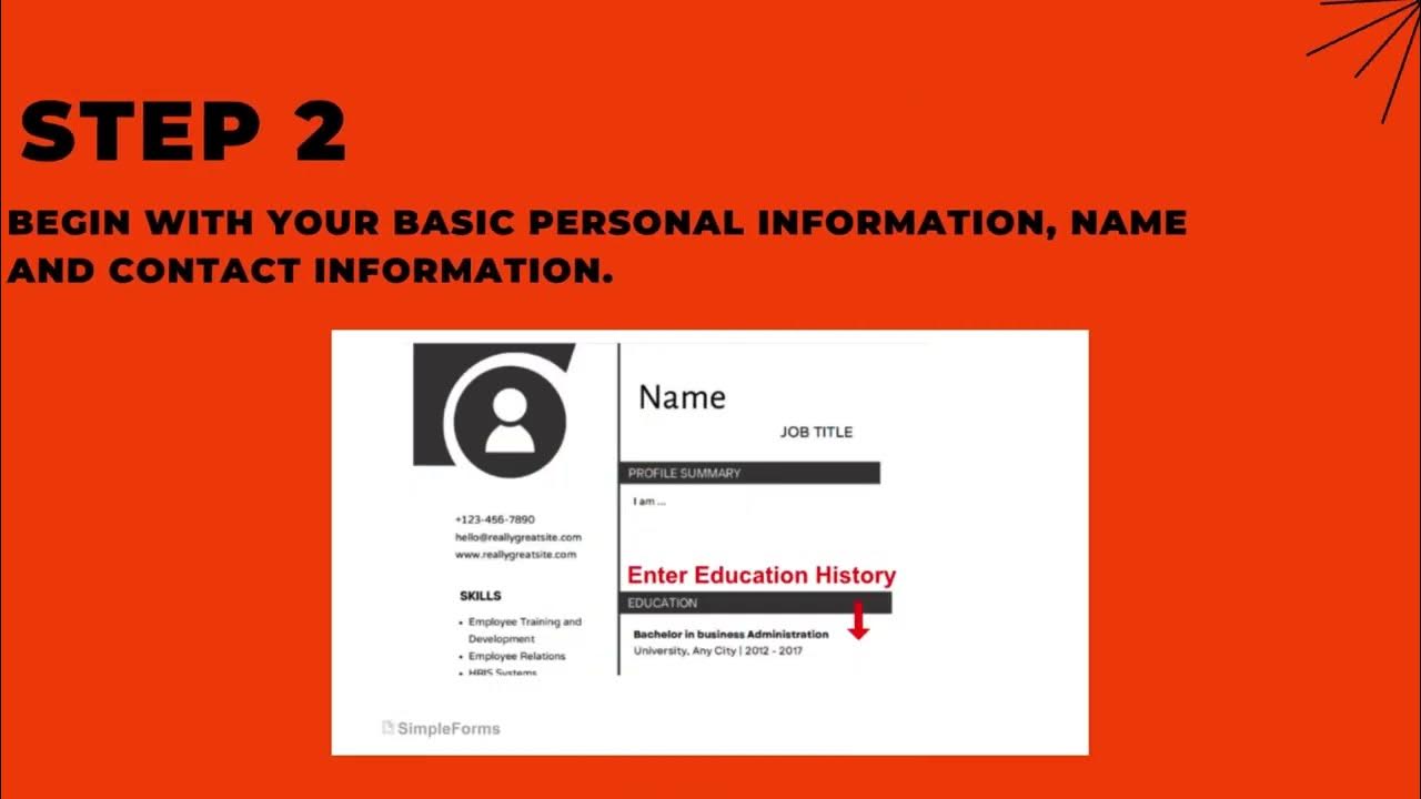Create a Resume Guide - YouTube