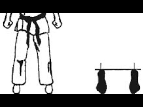 How to do Yoi, the ready stance in karate - YouTube