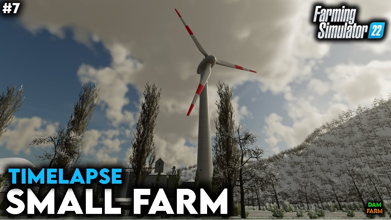 Purchase of a large wind turbine & new trailer - FS22 Timelapse (Small ...