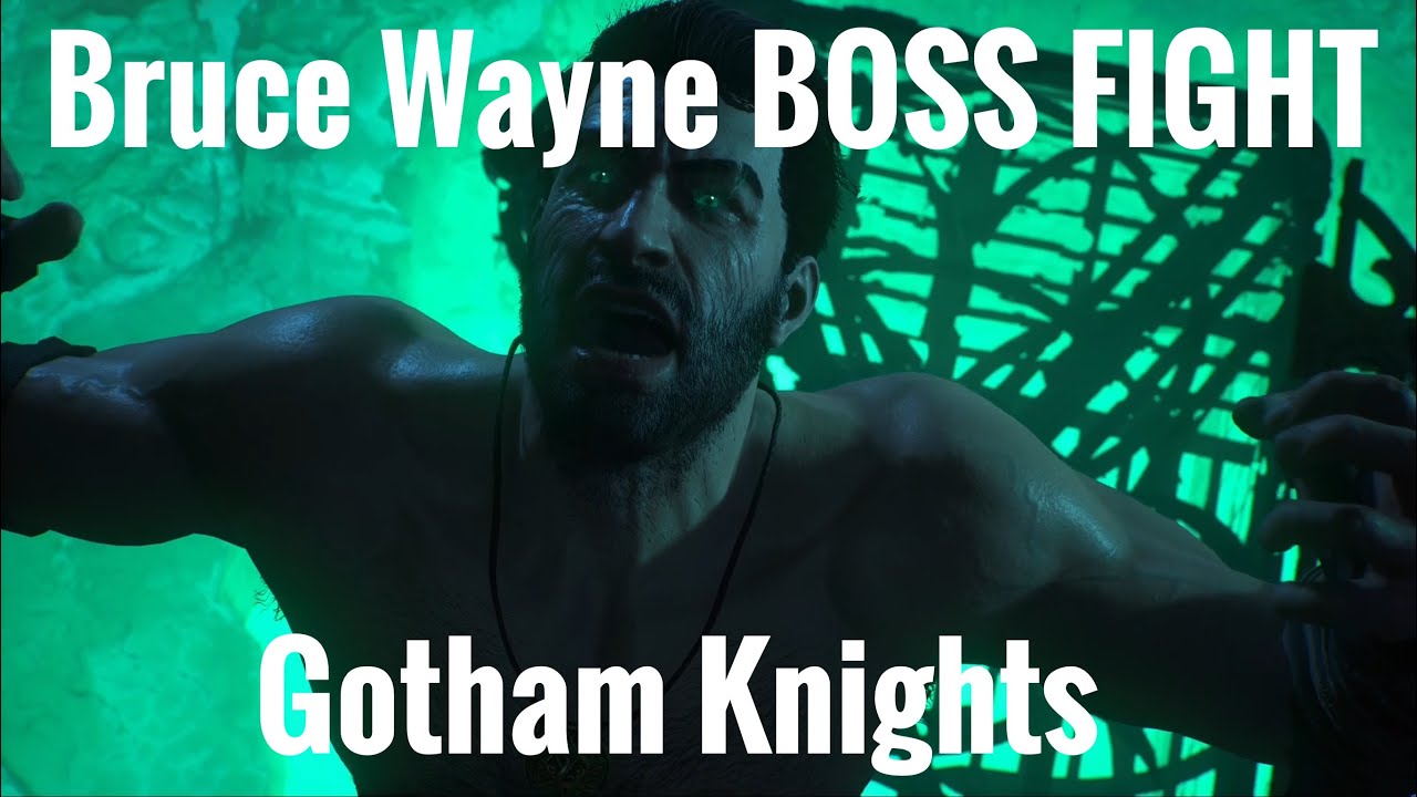 Gotham Knights, Bruce Wayne BOSS FIGHT, PS5 - YouTube