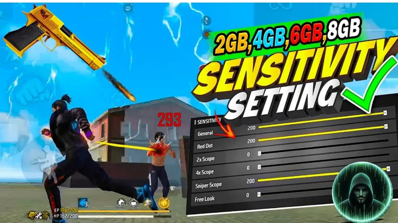 Free Fire Pro Headshot Setting [secret] Sensitivity + Fire Button Size ...