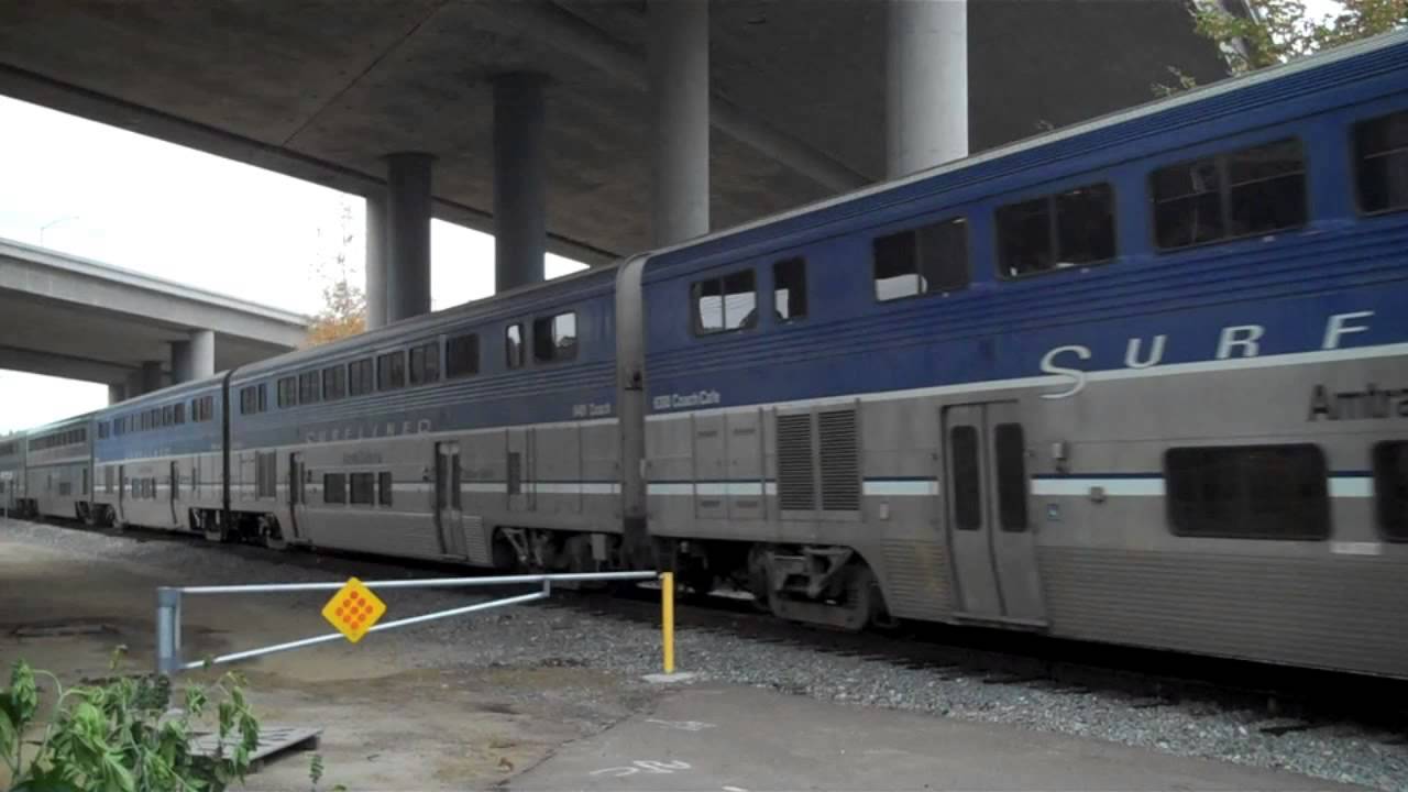 Amtrak Surfliner and Coaster Trains from December 2012 - YouTube