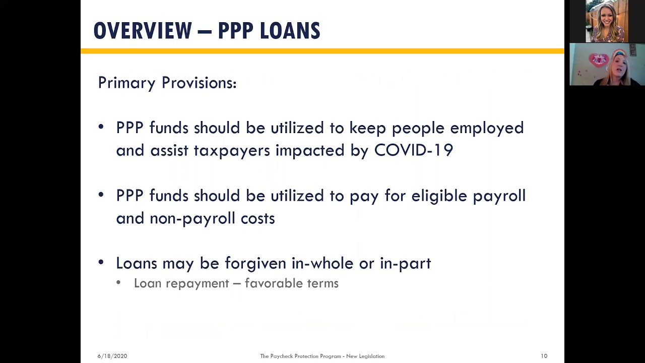 Payment Protection Plan (PPP) - YouTube