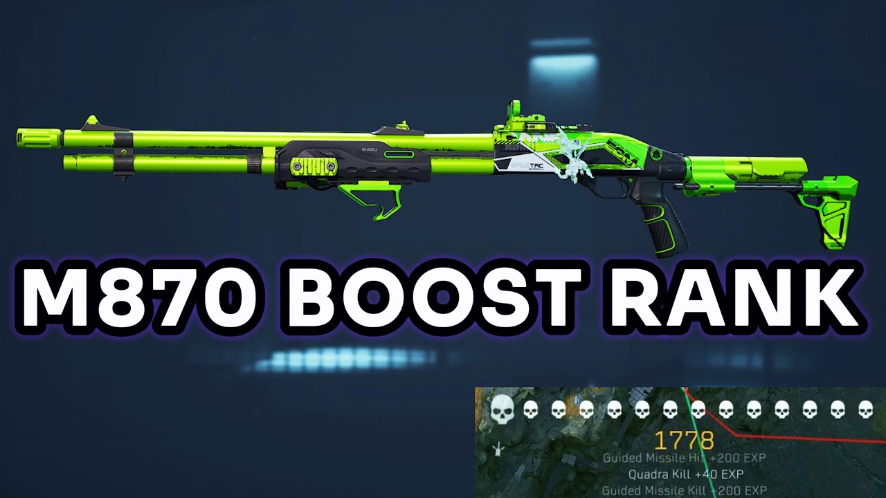 Delta Force - M870 ปืนเมต้าที่เอาไว้บูสแรงค์โดยเฉพาะ - YouTube