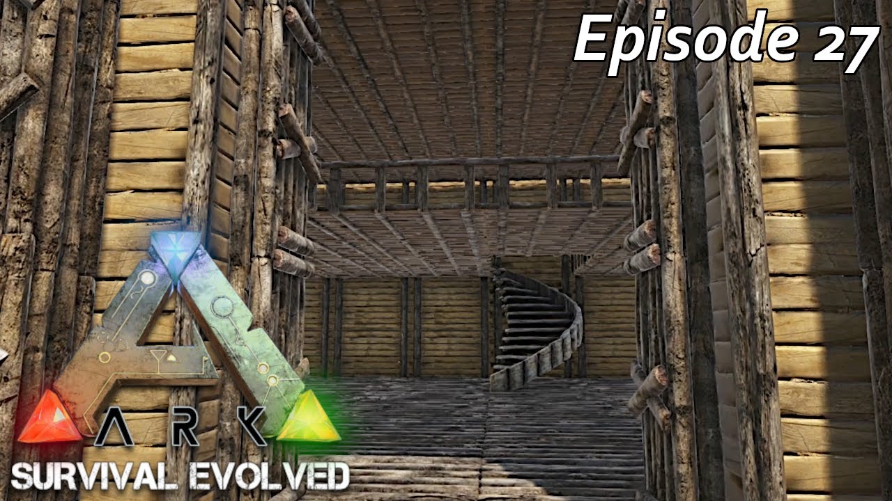 Ark S1E27 - Making progress on the base - YouTube