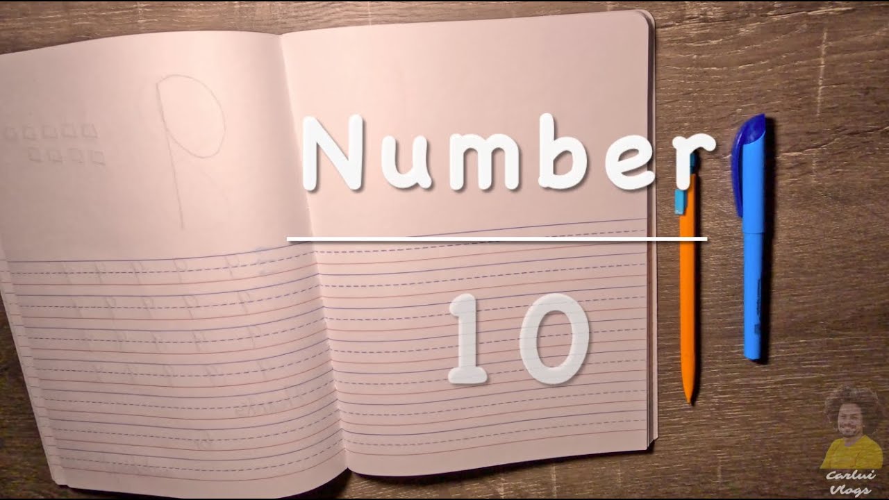 Number 10 | Handwriting Practice | Improve Your Calligraphy | No Music ...