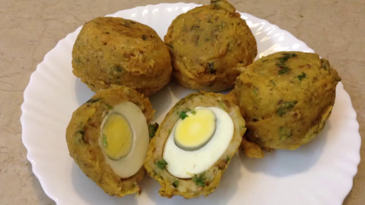Anda Aloo Pakora Recipe | انڈا آلو پکوڑا | Eggs Bonda Pakora - YouTube
