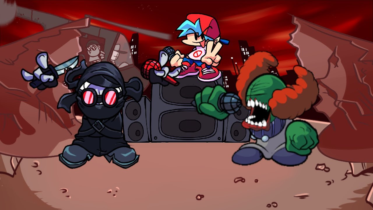 FNF Hank VS Tricky Sing Accelerant - Madness Combat - YouTube