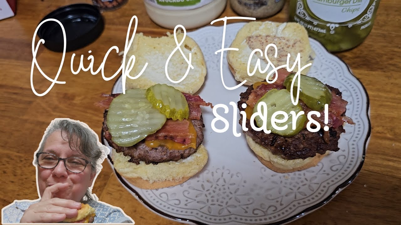 Quick & Easy Sliders! #cooking #food - YouTube