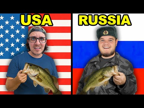 USA vs Russia Fishing Challenge!