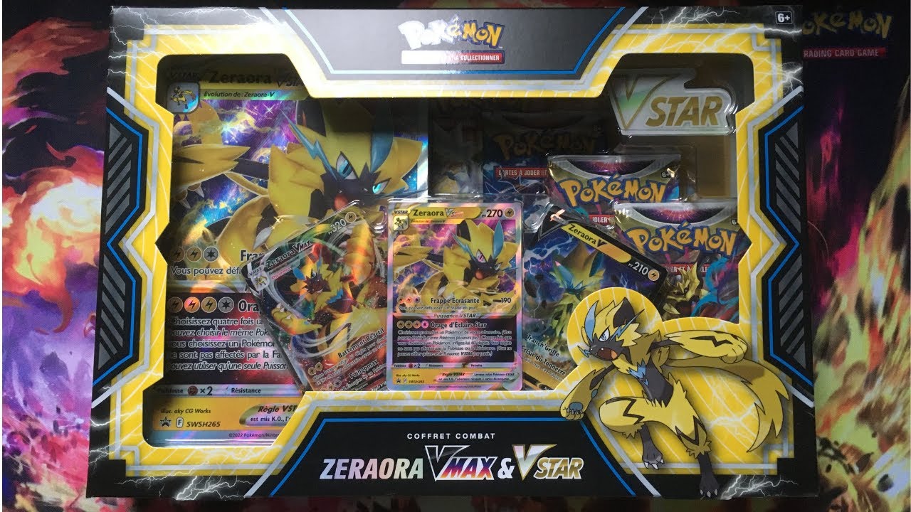 CE PACK NOUS DONNE 3 CARTES PROMOS ! Ouverture du Coffret Zeraora Vmax ...