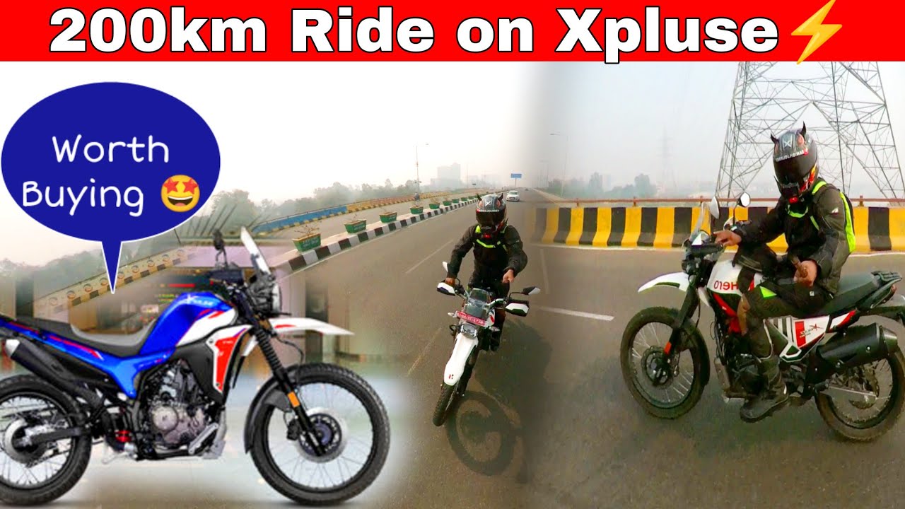 2025 Hero Xpluse 210 se kam nahi hai🥵 | 200 KM RIDE ON HERO XPLUSE PRO ...