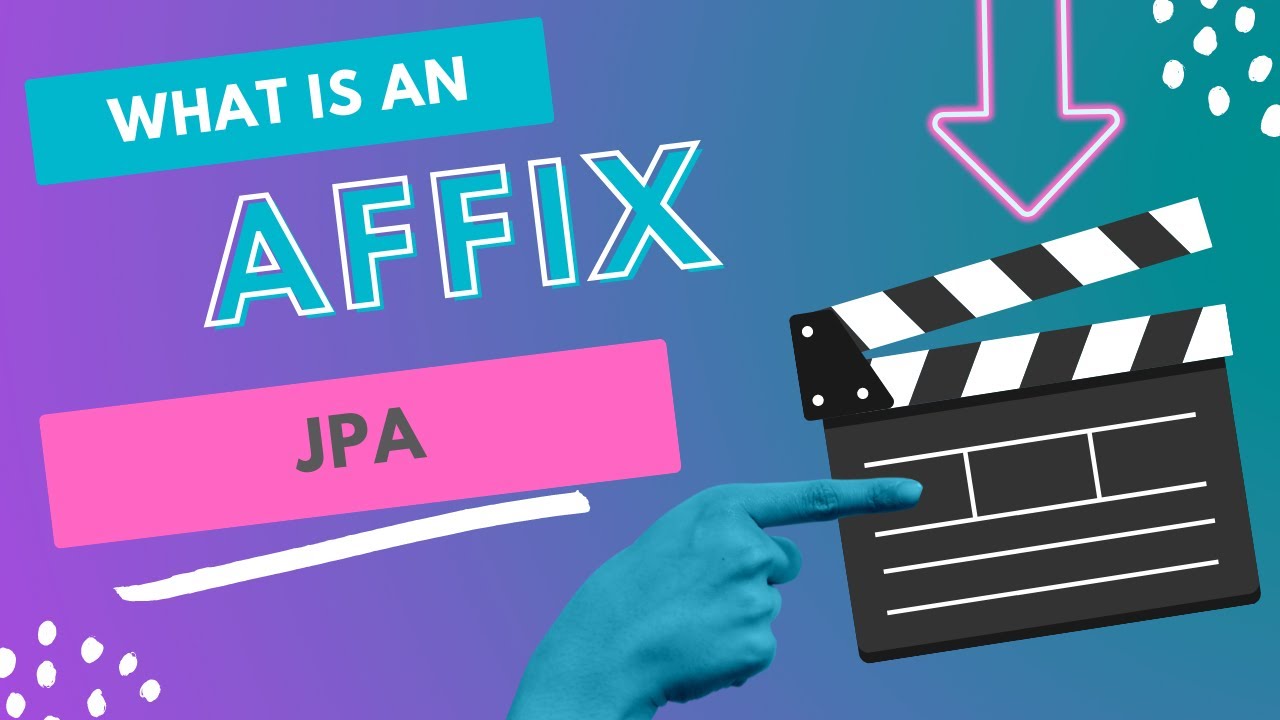 What is an affix - YouTube