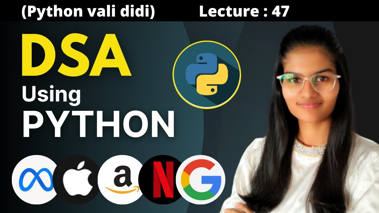 DSA : initialization and declaration of data structures using python ...