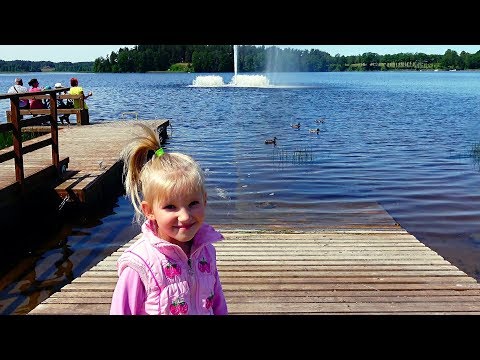 VLOG. Interesting adventure to Zarasaj city Luthuania. Lake, boat and walking