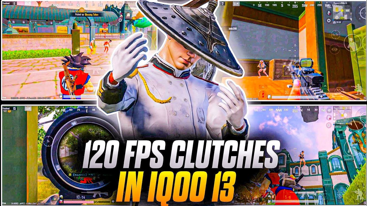 IQOO 13 BEST CLUTCHES | 120 FPS + 4 FINGER INSANE CLUTCH 🔥 - YouTube