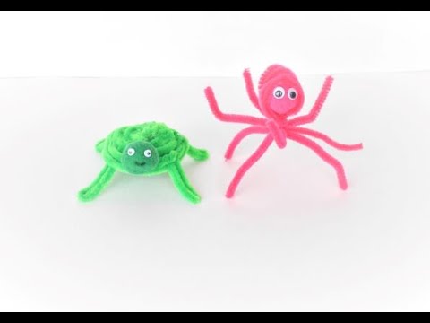 Pipe cleaner Turtle & Octopus/pipe cleaner animals/pipe cleaner ideas ...