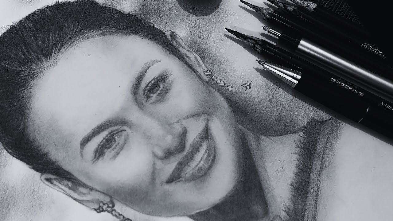 How to draw Portrait | how to do realistic shading | portrait shading ...